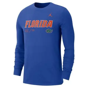 Jordan Brand Florida Gators Team Practice Performance Long Sleeve T-shirt