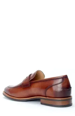 WARFIELD & GRAND Camino Penny Loafer - Cognac