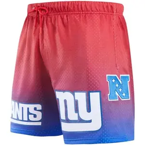 PRO STANDARD Red New York Giants Ombre Mesh Shorts - Royal