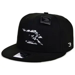 3BRAND BY RUSSELL WILSON Camo Fashion Fitted Hat - Black