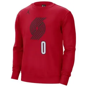 JORDAN BRAND Damian Lillard Portland Trail Blazers Statement Crewneck Sweatshirt