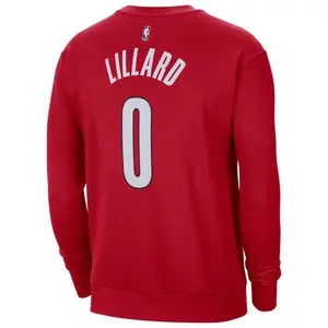 JORDAN BRAND Damian Lillard Portland Trail Blazers Statement Crewneck Sweatshirt