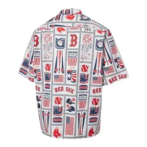 Reyn Spooner Boston Red Sox Americana Button-up Shirt - White
