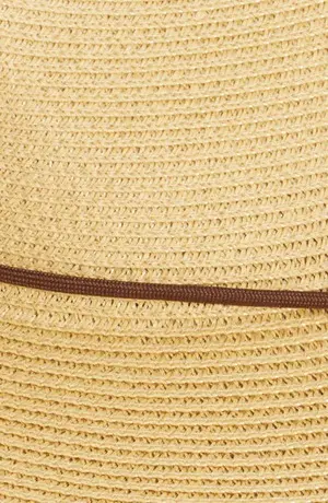 Brixton Mitch Packable Straw Sun Hat - Tan