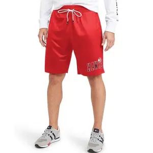 Tommy Hilfiger Atlanta Hawks Mike Mesh Basketball Shorts - Red