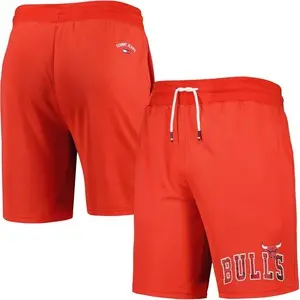Tommy Hilfiger Chicago Bulls Mike Mesh Basketball Shorts - Red