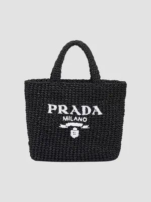 PRADA Prada Raffia Tote Bag