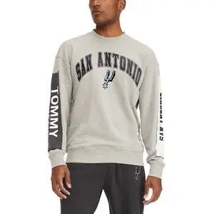 Tommy Hilfiger San Antonio Spurs James Patch Pullover Sweatshirt - Gray