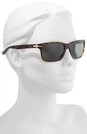 Persol 58mm Rectangle Sunglasses