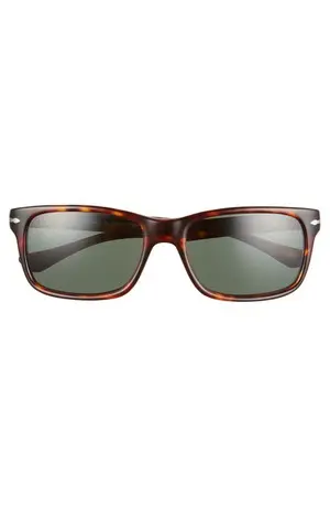 Persol 58mm Rectangle Sunglasses