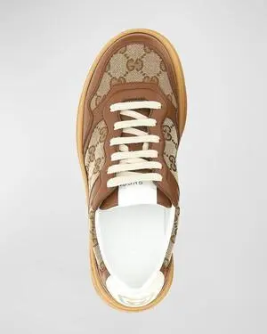 Gucci Gg Canvas Low-top Sneakers - Beige