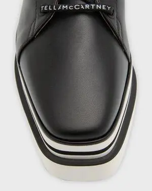 Stella McCartney Sneakelyse Vegan Platform Loafers - Black