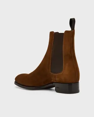 Brioni Suede Chelsea Boots