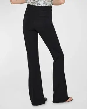 CALLAS MILANO Danae High-rise Flare Trousers - Black