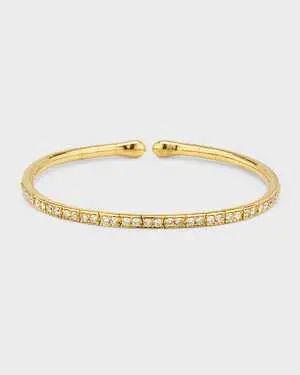 Etho Maria 18k Diamond Bangle - Yellow Gold