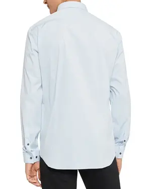 Theory Sylvain Button Down In Wealth - Olympic