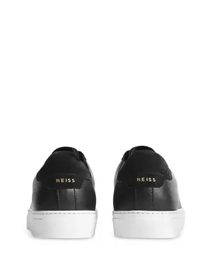 REISS Finley Low Top Sneakers - Black