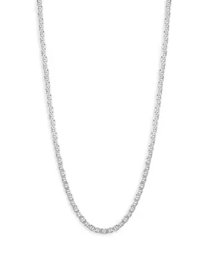 MILANESI AND CO 6mm Mariner Link Chain Necklace - Silver