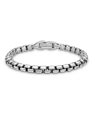 David Yurman Large Box Chain Bracelet - Silver