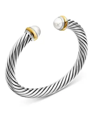 David Yurman Classic Cable Bracelet - Pearl