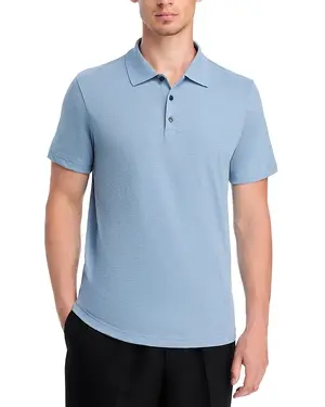 Theory Bron Polo In Cosmos Slub Cotton Rainstorm