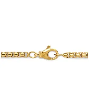 David Yurman 18k Yellow Medium Box Chain Necklace - Gold