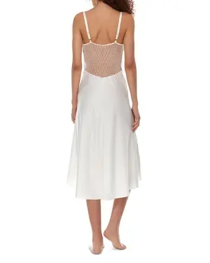 Flora Nikrooz Showstopper Satin Nightgown - Ivory