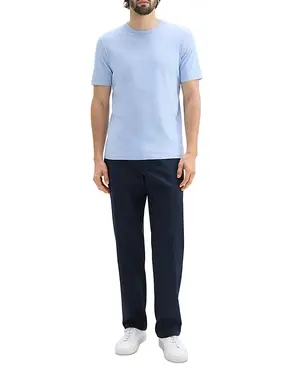 Theory Essential Tee In Cosmos Slub Cotton Clear Sky