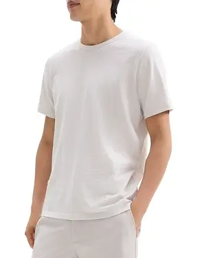 Theory Essential Tee In Cosmos Slub Cotton Fog