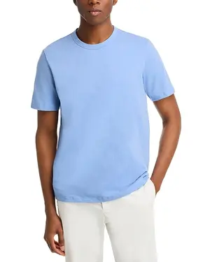 Theory Essential Tee In Cosmos Slub Cotton Seaside