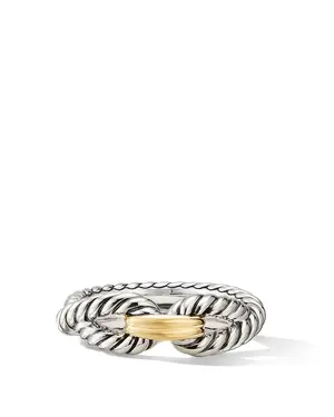 David Yurman Cable Loop Ring With 18k Gold