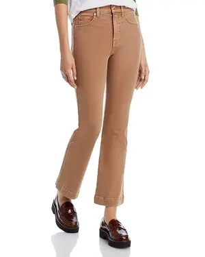 Veronica Beard Carson High-rise Ankle Flare Jeans