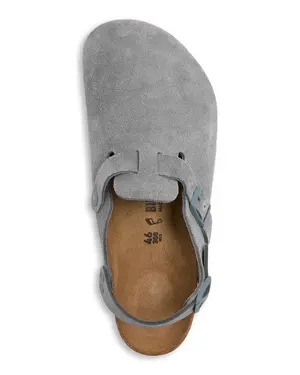 BIRKENSTOCK Tokio Slingback Clogs - Light Gray