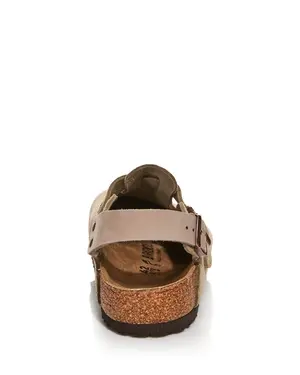 BIRKENSTOCK Tokio Slingback Clogs - Taupe