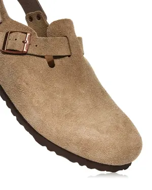 BIRKENSTOCK Tokio Slingback Clogs - Taupe