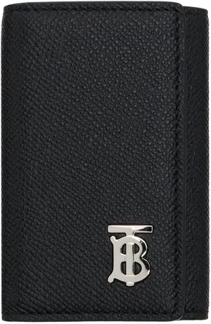 Burberry Burberry Black Monogram Key Case - Black