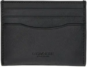 COACH Coach 1941 Black Stamped Card Holder - Black