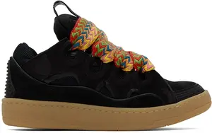 LANVIN Lanvin Black Curb Sneakers 10 Black