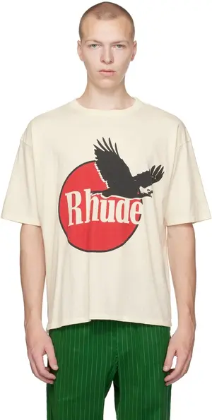 Rhude Rhude SSENSE Exclusive Off-White T-Shirt - Vtg White 0611