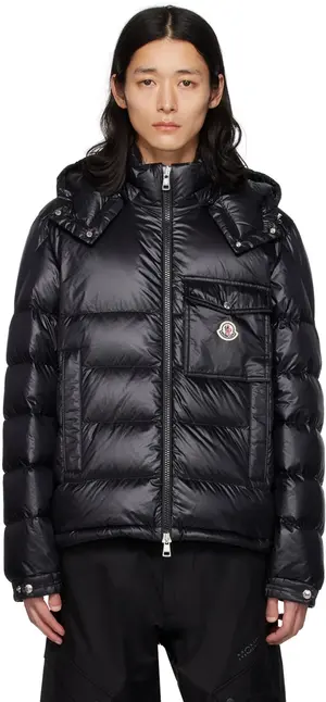 Moncler Moncler Black Wollaston Down Jacket - 999 Black