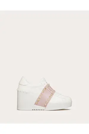 Valentino Garavani Valentino Garavani Open Disco Wedge Sneakers - Natural