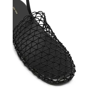 THE ROW Crochet Slingback Flats