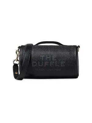 Marc Jacobs Women's The Leather Duffel Bag - Black - Black