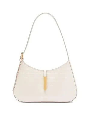 DEMELLIER DeMellier Tokyo Leather Hobo Bag - Offwhitecroc