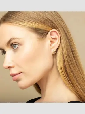 ORADINA 14k Unity Mini Hoops