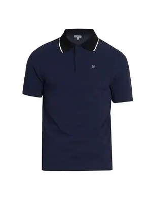 Loewe Men's Anagram Polo Shirt - Midnight Blue  Midnight Blue