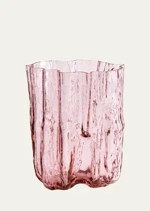 KOSTA BODA Crackle Tall Crystal Vase No Color