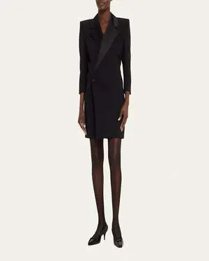 Saint Laurent Tom Patent Buckle Slingback Pumps