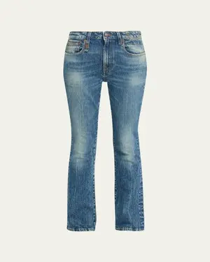 R13 Kick Fit Mid-rise Jeans