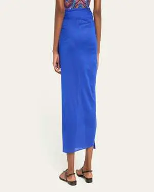 ERES Peplum Long Sarong With Belt